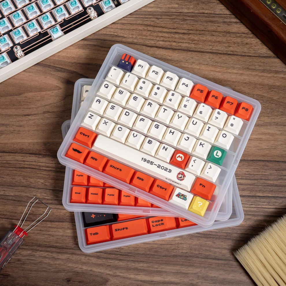 Frosted Triple Layer Keycap Container Box – FancyKeebs