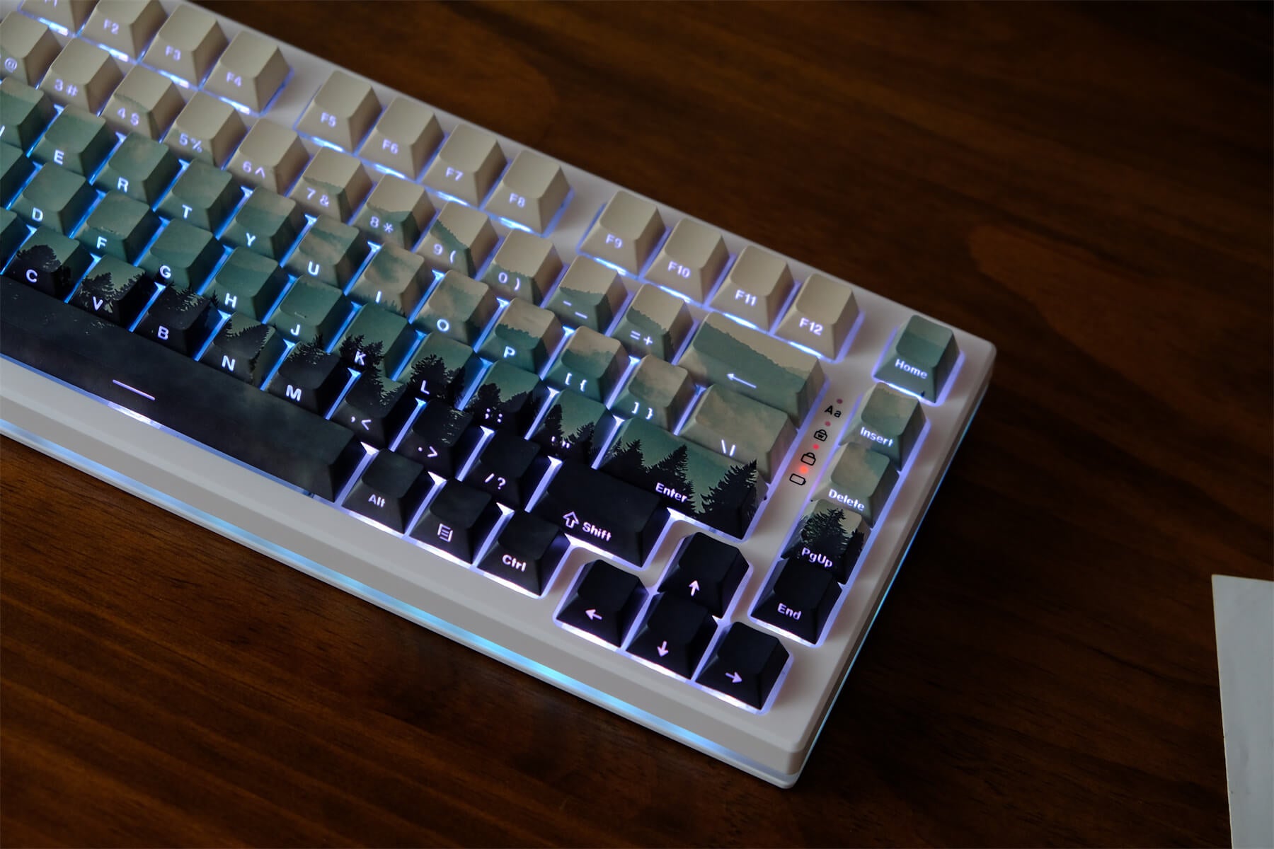 Side-Engraved Keycaps | Backlit keycaps for South-Faced Keyboard ...